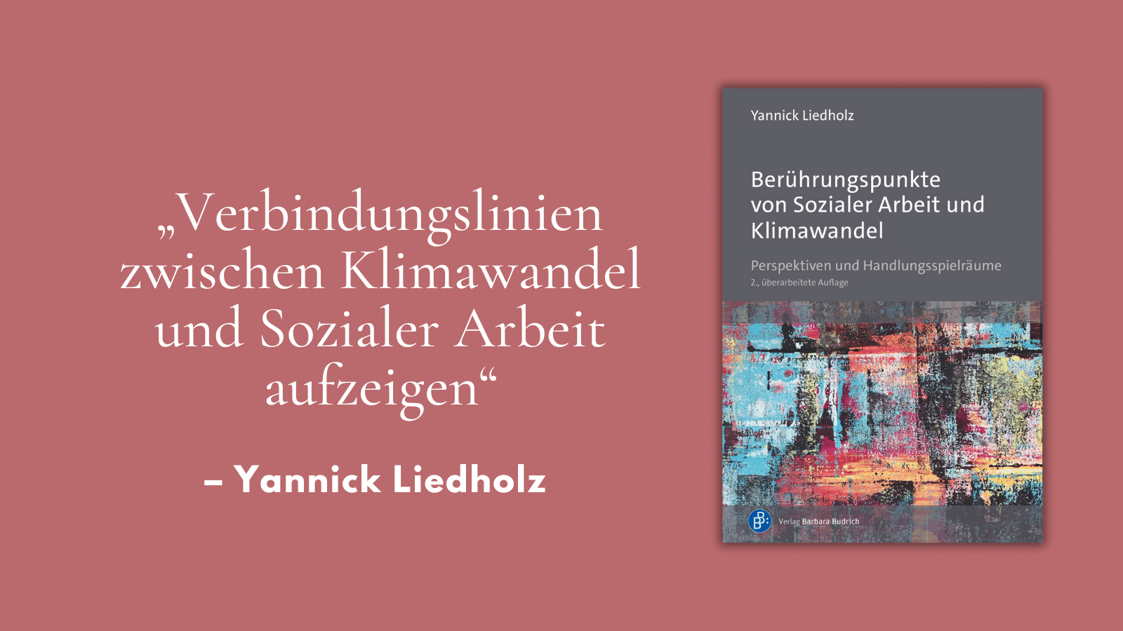 Yannick Liedholz: „Verbindungslinien zwischen Klimawandel und Sozialer ...